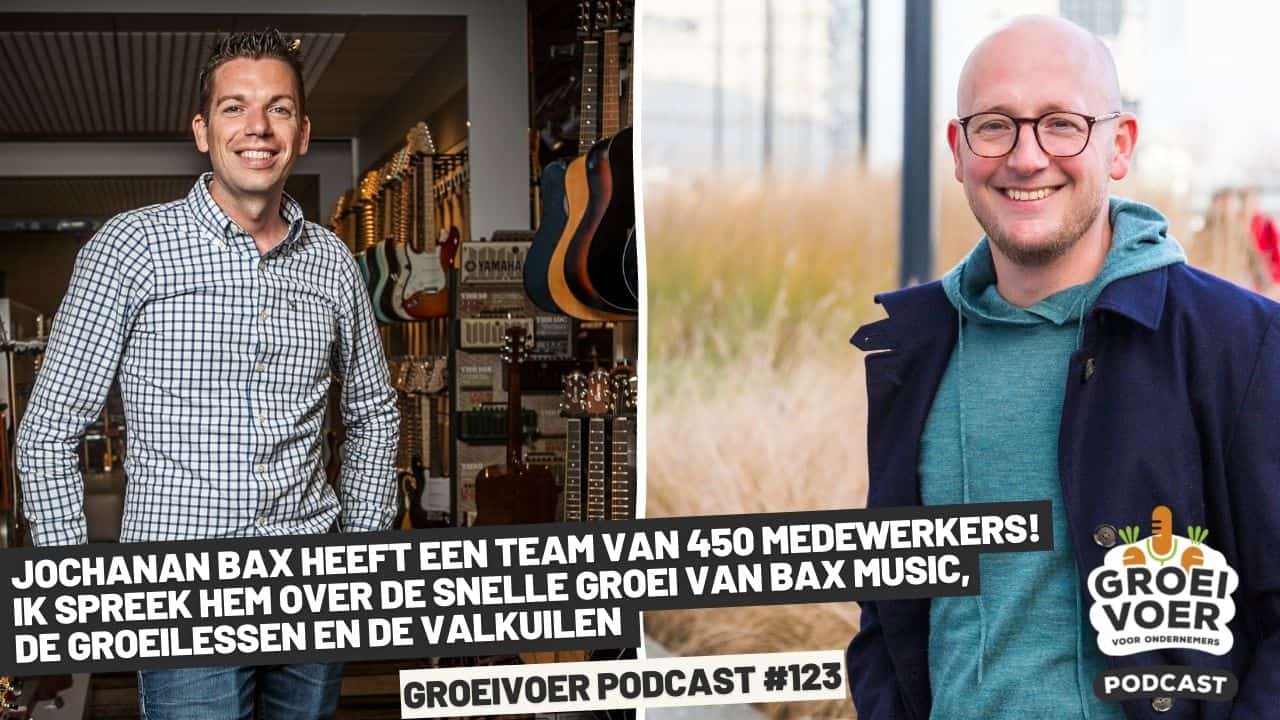 Aflevering 123 - Jochanan Bax, Bax Music - Over e-commerce, hard werken ...